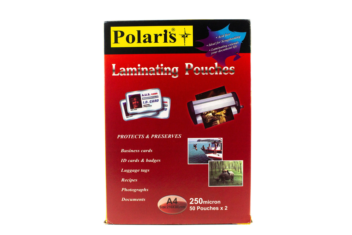 Laminating Pouch Film 250mic | 100pcs – Paper Cart