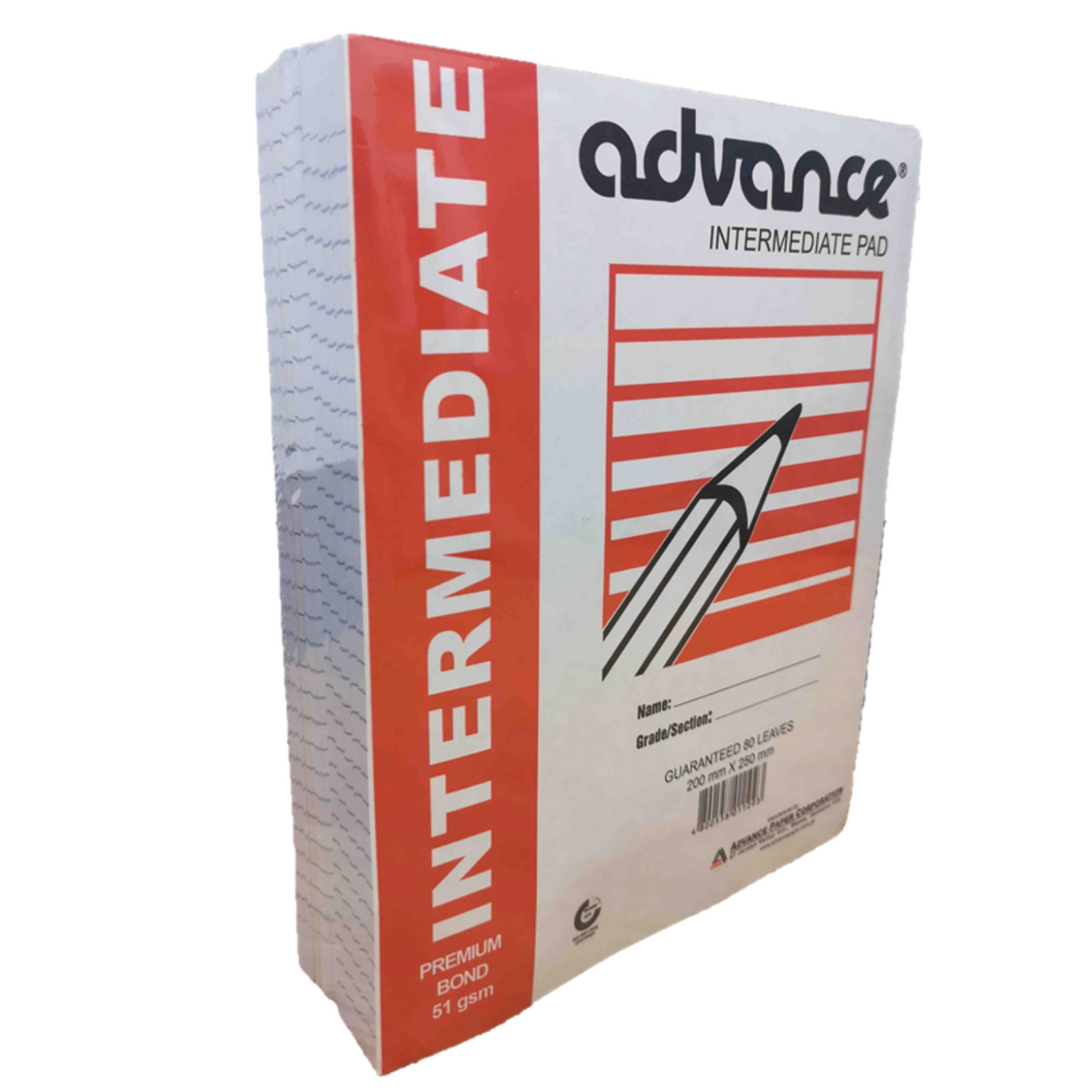 Advance Intermediate Pad l 10Pads – Paper Cart