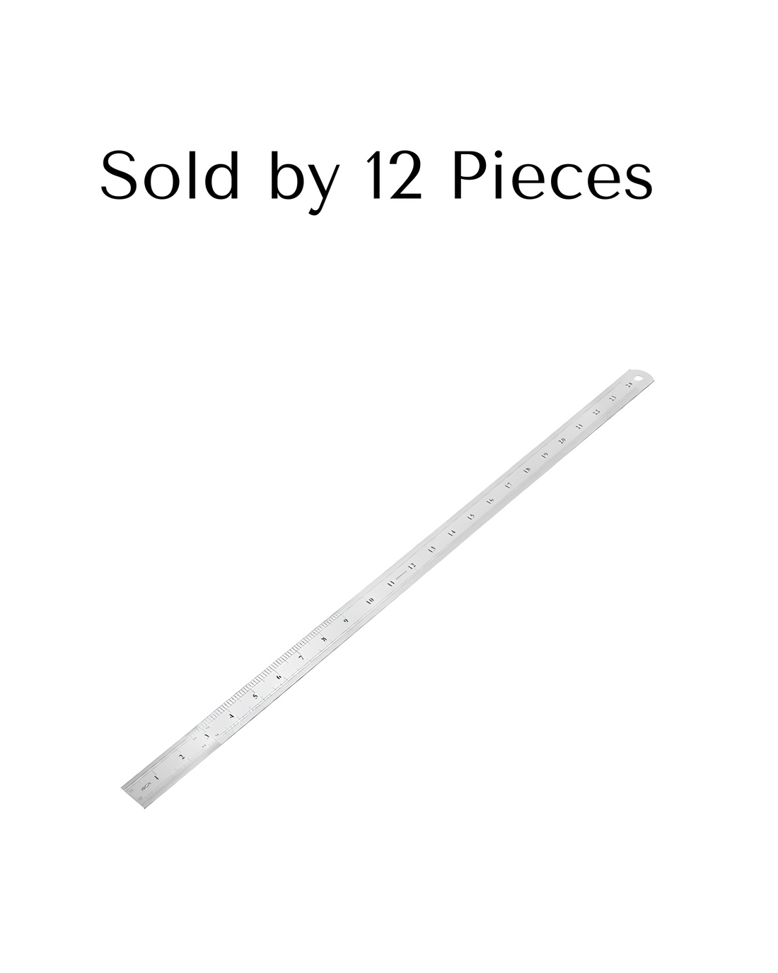 Metal Straight Ruler 24inches (12pcs) – Paper Cart