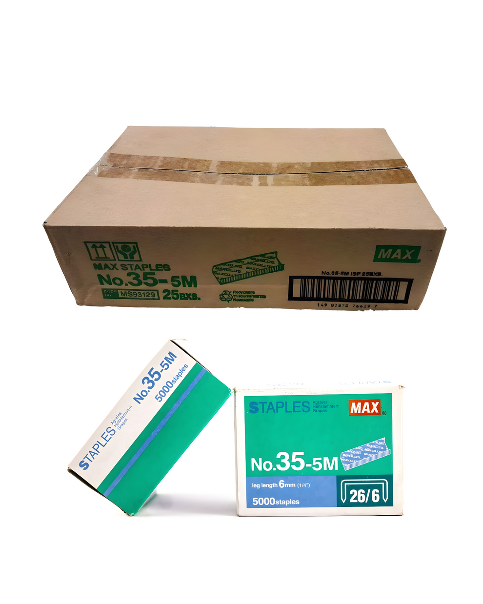 Max Staple Wire No.35 | 25Box – Paper Cart