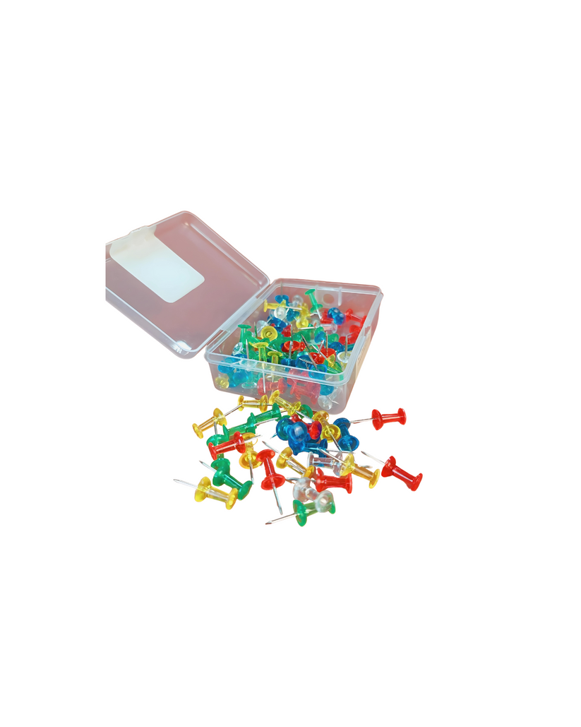 Joy Transparent Head Push Pin 100pcs (12Box) – Paper Cart