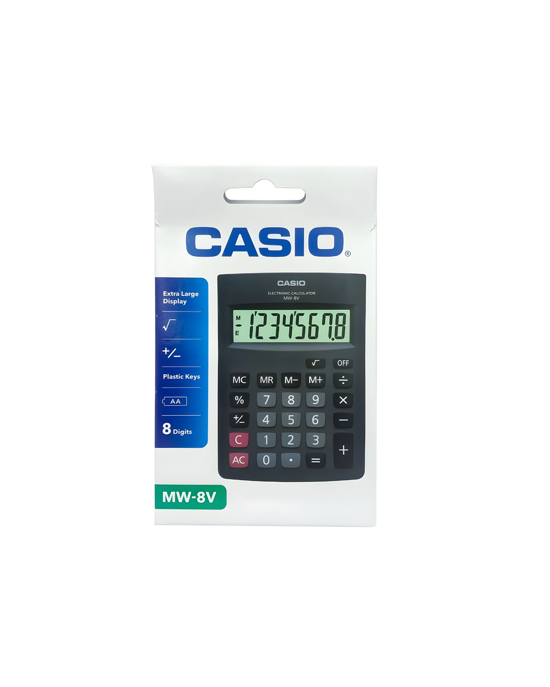 Casio Calculator MW-8V 8-Digits – Paper Cart
