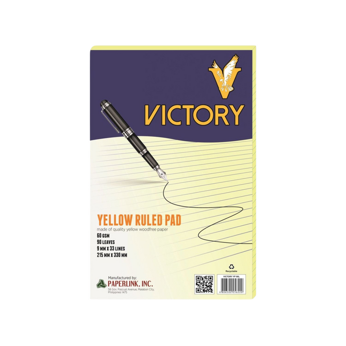 Victory Yellow Ruled Pad l 10Pads – Paper Cart