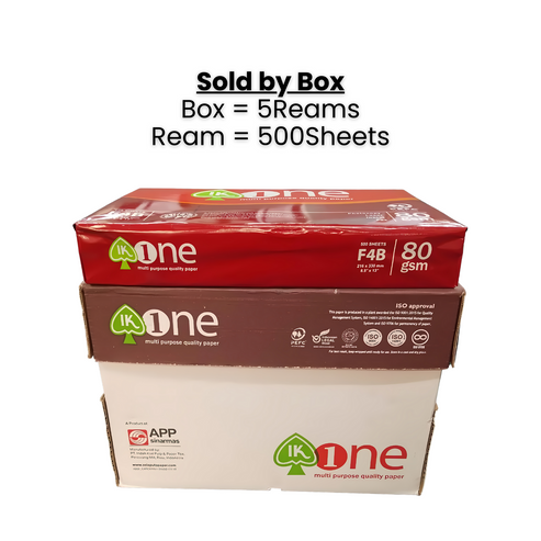 A One Bond Paper 80gsm Long (5reams) – Paper Cart