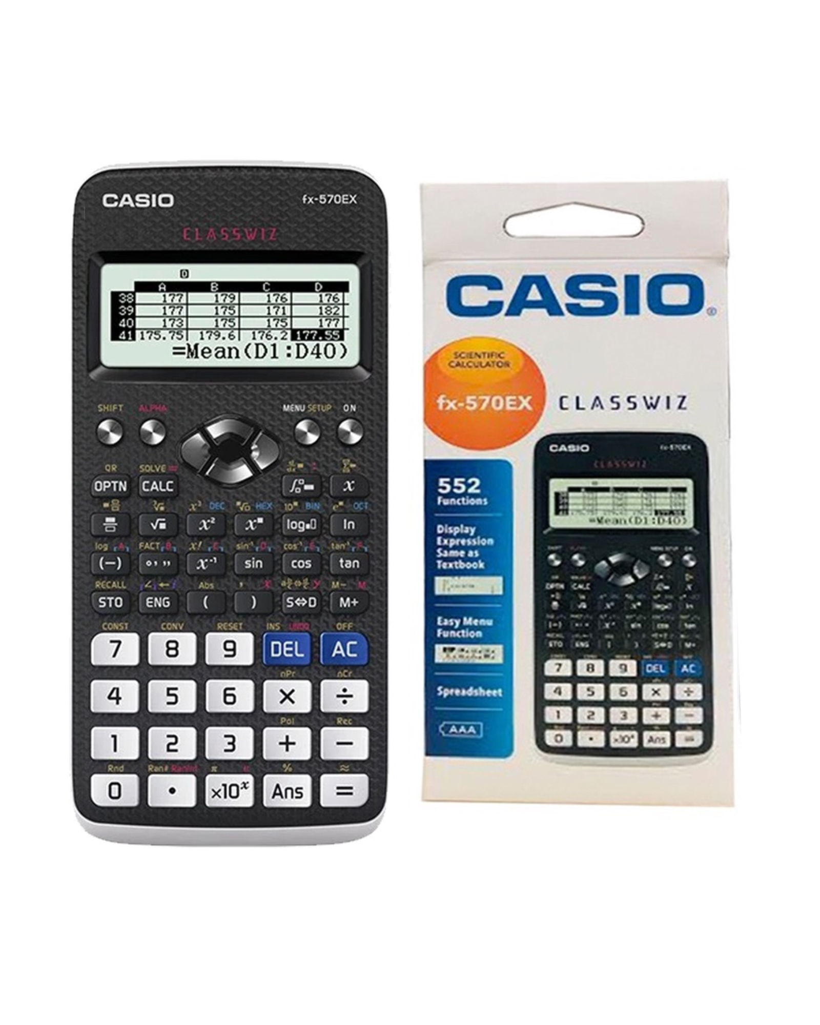 Casio Scientific Calculator FX-570CW – Paper Cart