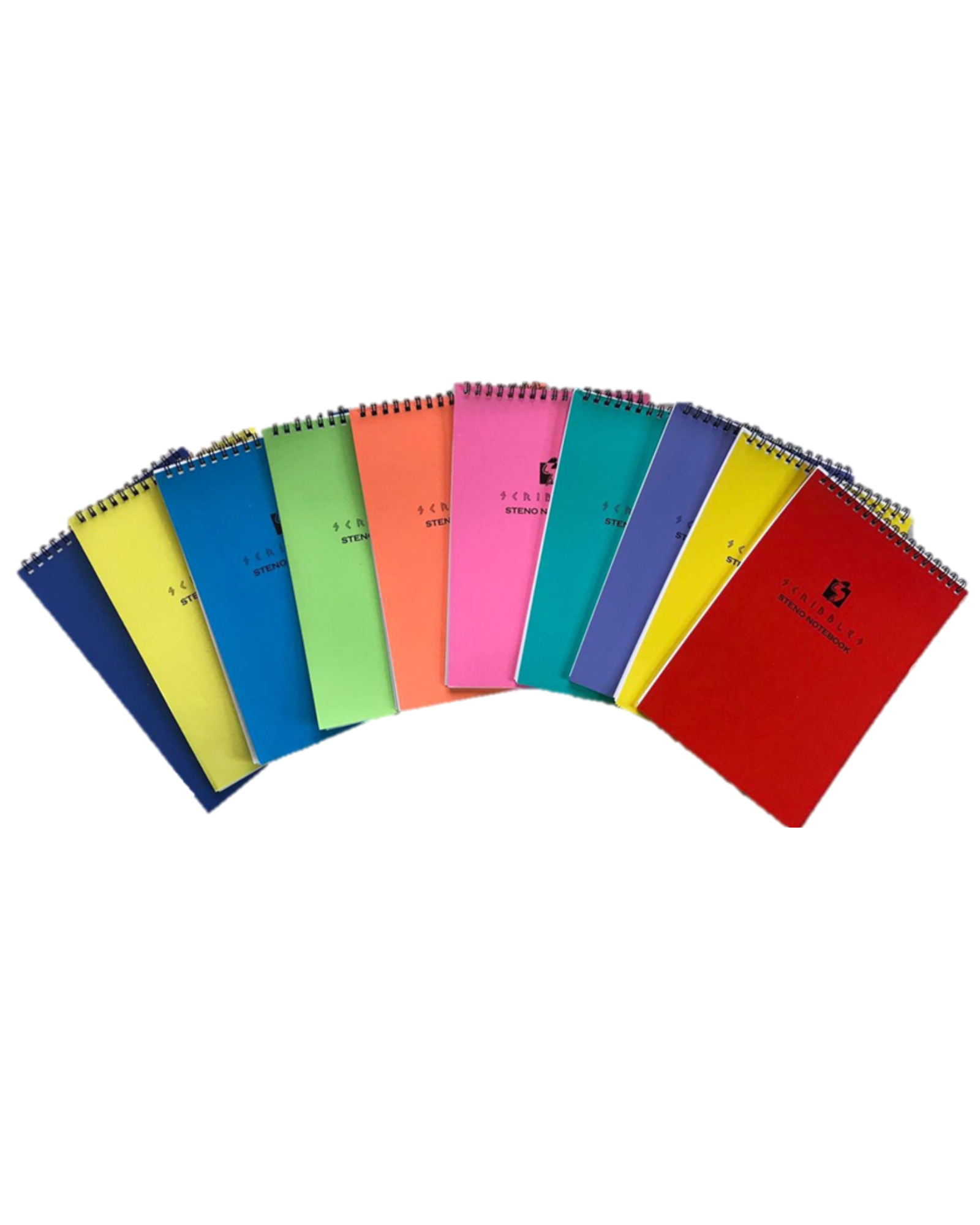 Scribbles Steno Notebook 60Lvs Assorted Color 10pcs – Paper Cart
