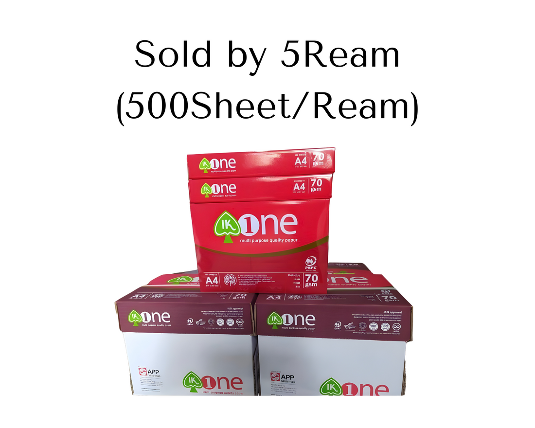 A One Bond Paper 70GSM (5reams) – Paper Cart