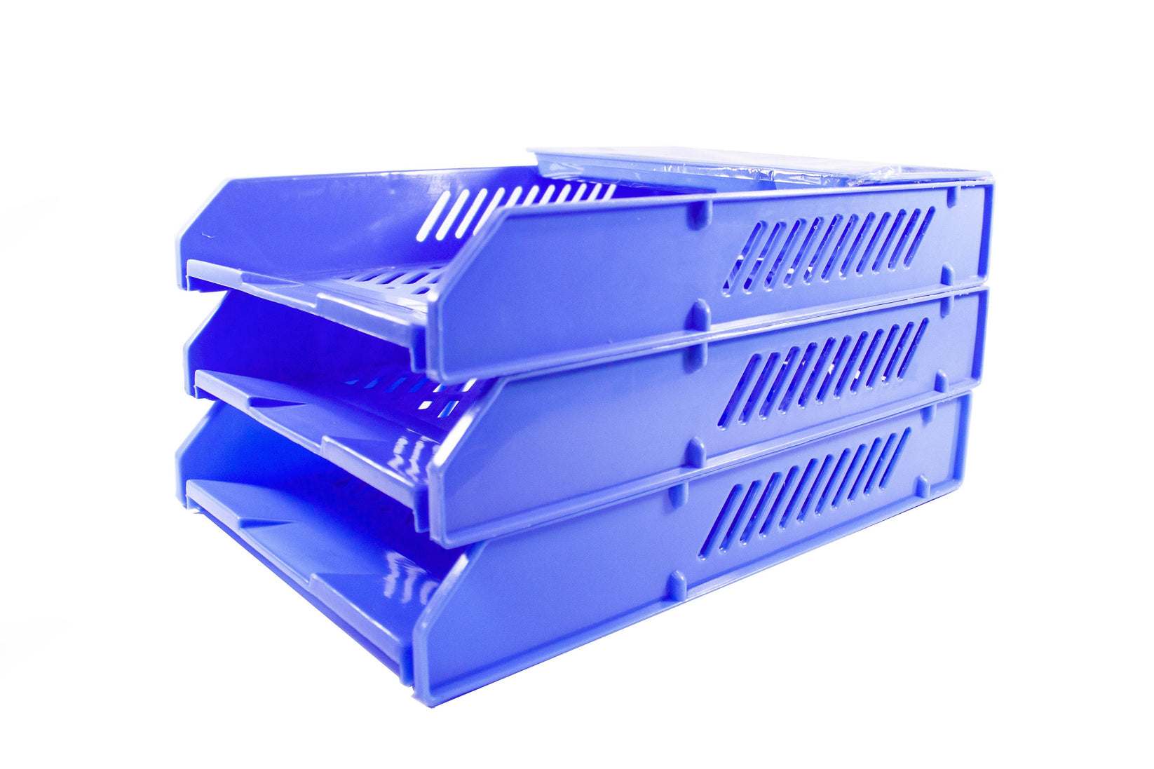 Smart Plastic File Tray with Pen Tray S423 | 3 Layers – Paper Cart