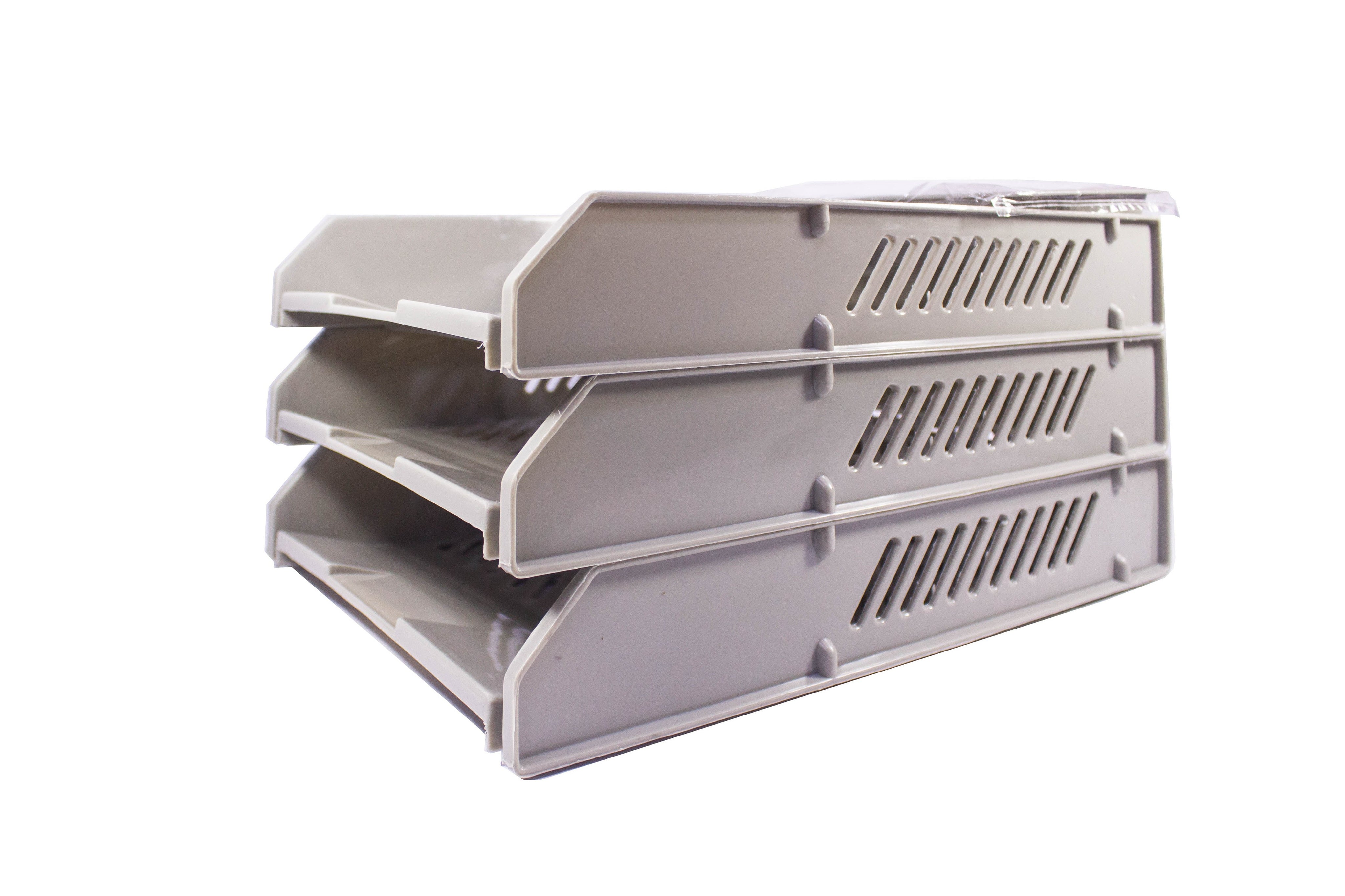 Smart Plastic File Tray with Pen Tray S423 | 3 Layers – Paper Cart