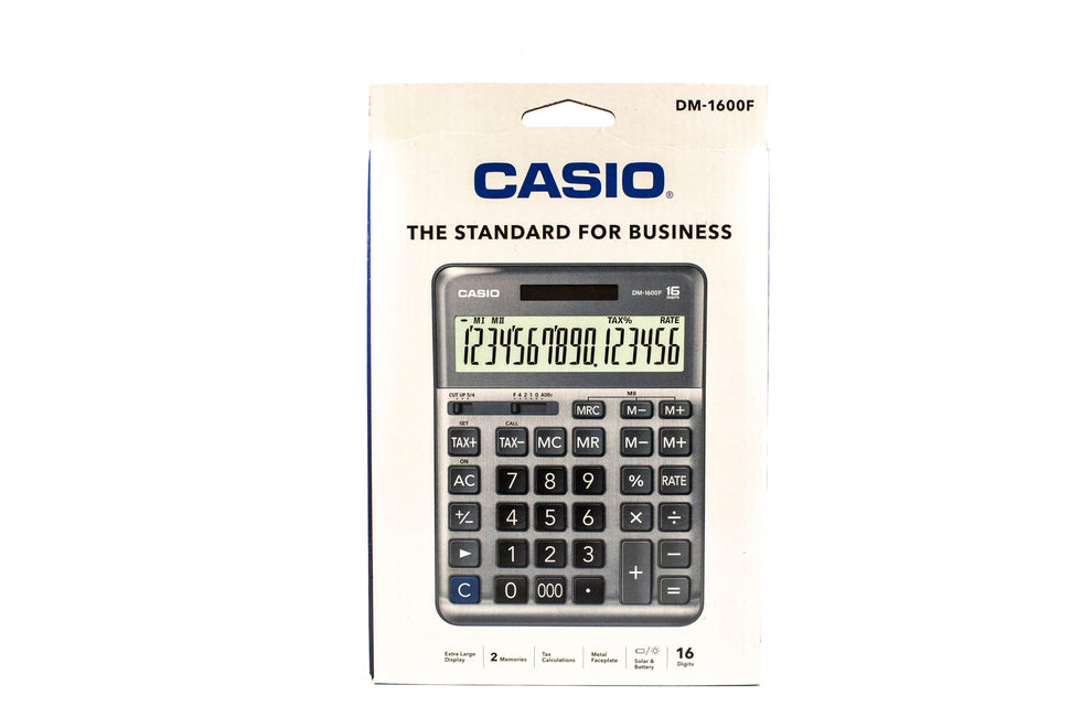 Casio Desktop Calculator DM-1600F – Paper Cart