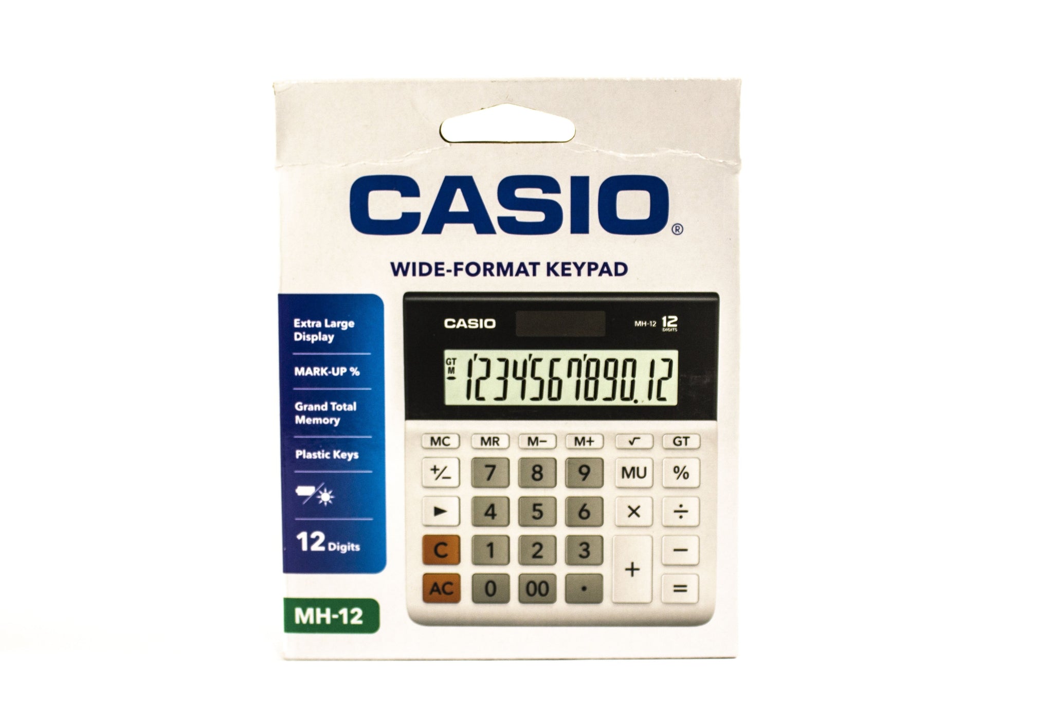 Casio 12 Digits Wide H Calculator MH-12 – Paper Cart