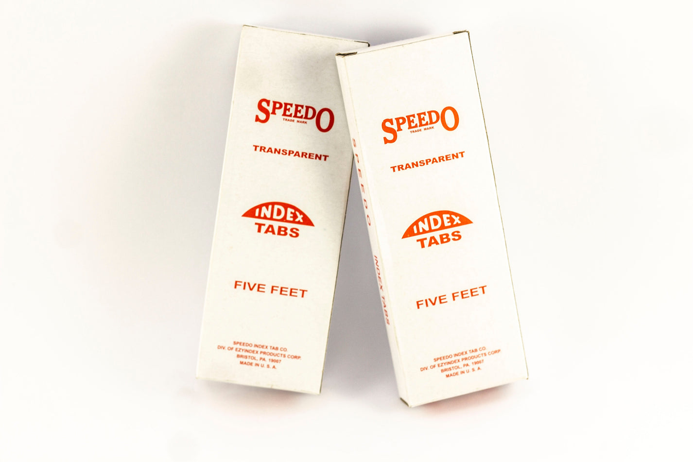 Speedo Transparent Index Tab | 5pcs – Paper Cart