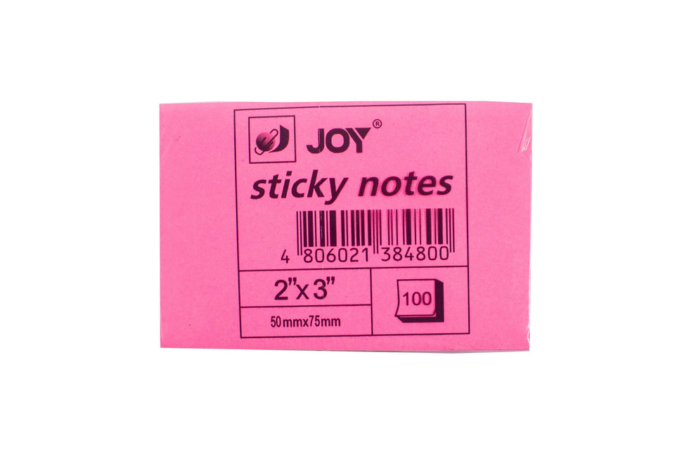 Joy Sticky Note 2x3in 100lvs | 12Pad – Paper Cart