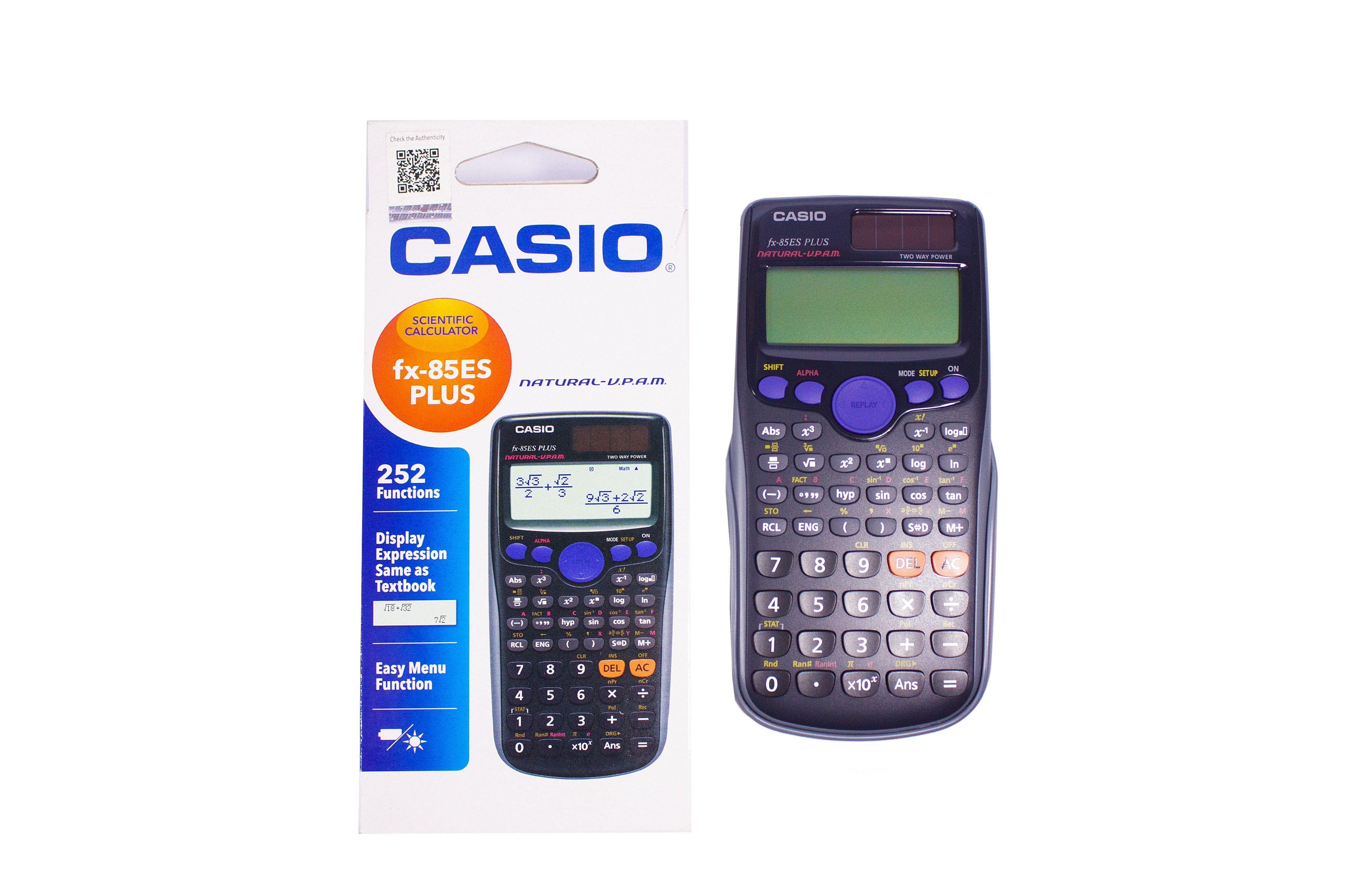 Casio Scientific Calculator FX-85ES Plus – Paper Cart