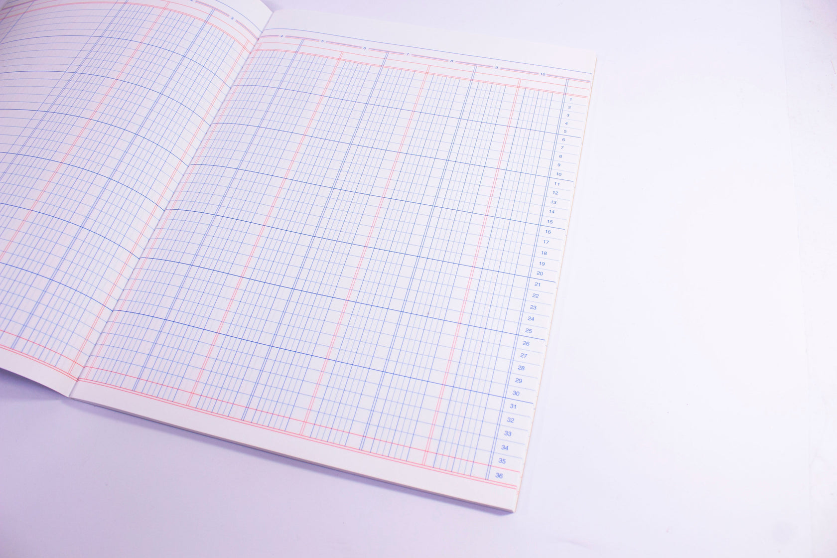 Vision Columnar Notebook | 10pcs – Paper Cart