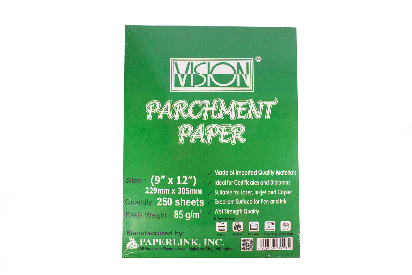 Vision Parchment Paper 9x12in (250Sheet) – Paper Cart