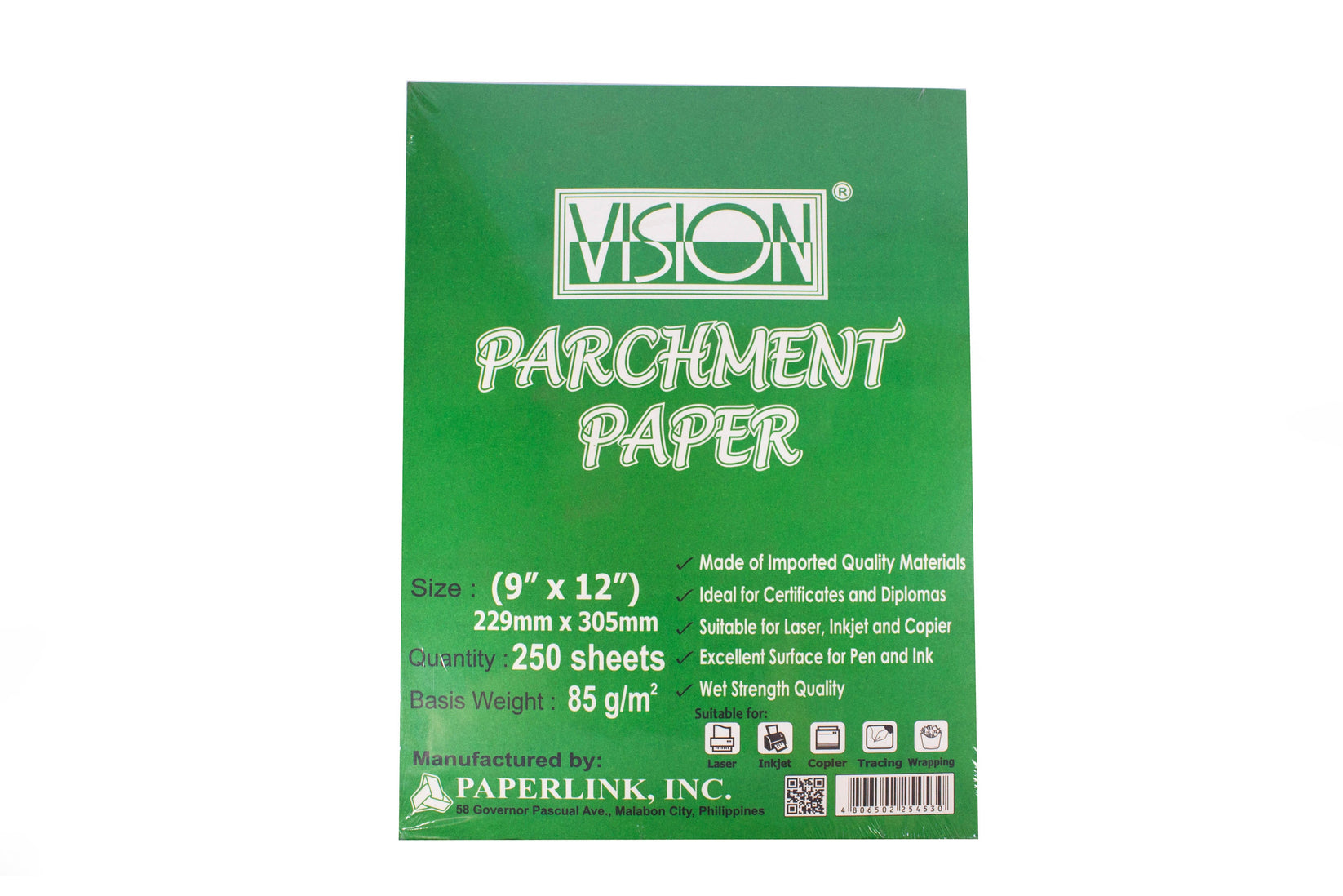 Vision Parchment Paper 9x12in (250Sheet) – Paper Cart