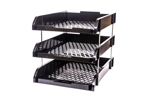 TM Plastic Document Tray DT-200 3 Layer – Paper Cart
