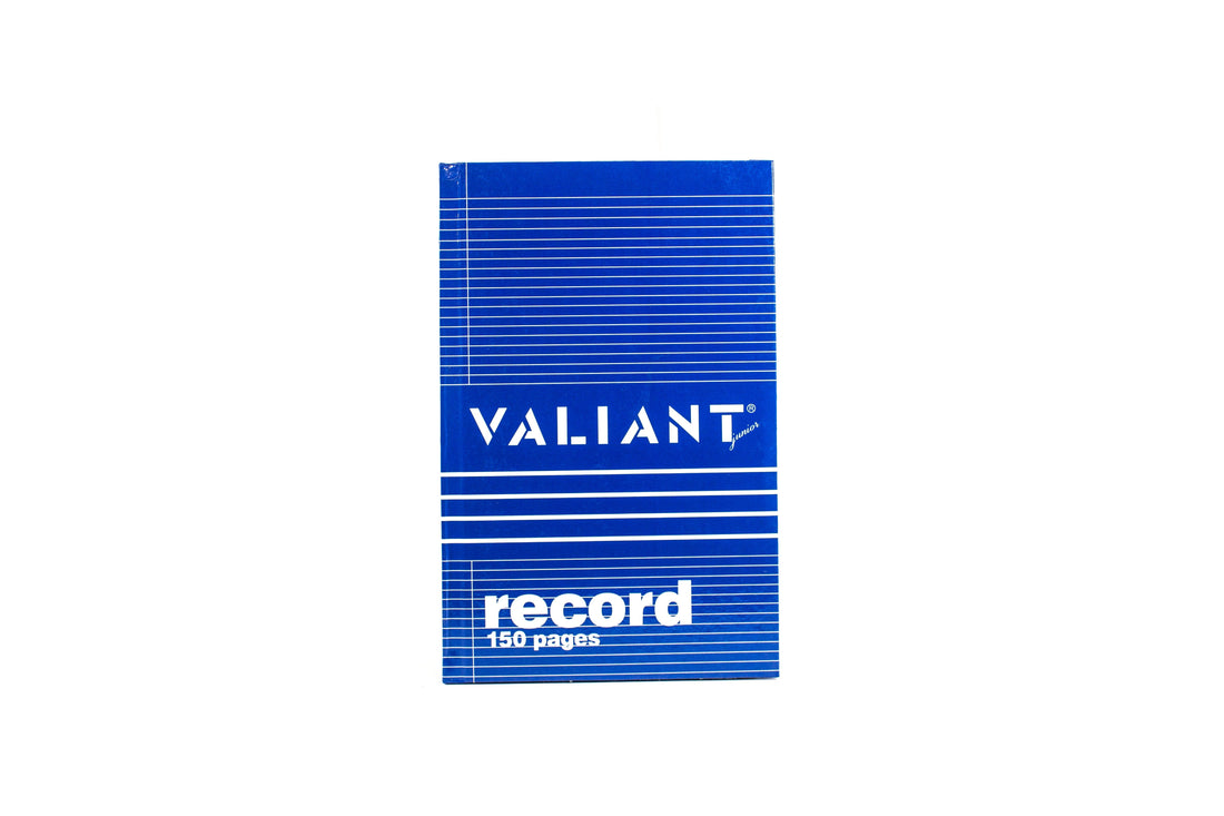 Valiant Record Book Junior l 5pcs – Paper Cart