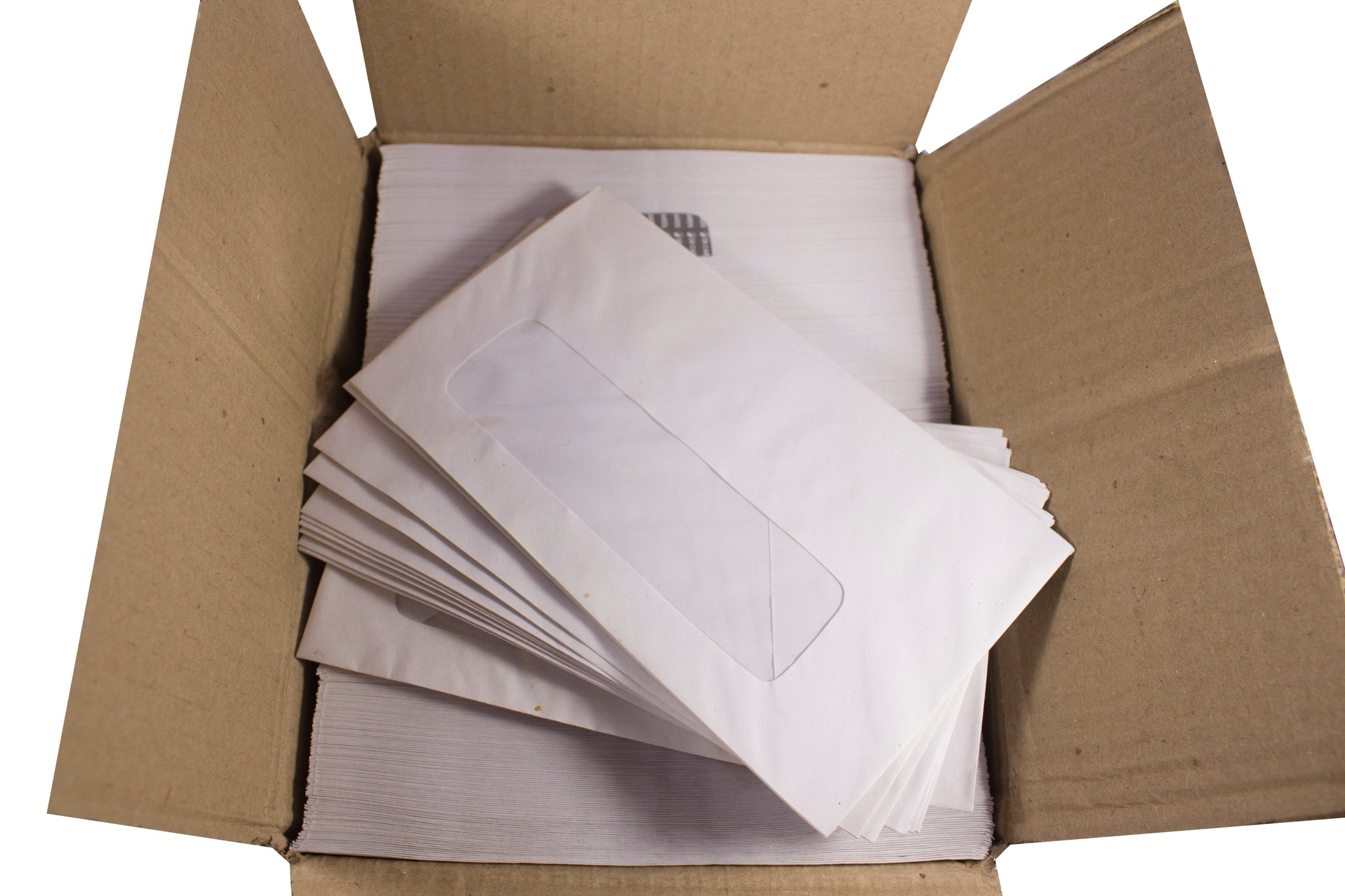 Letter White Envelope w/ Window | 500pcs – Paper Cart