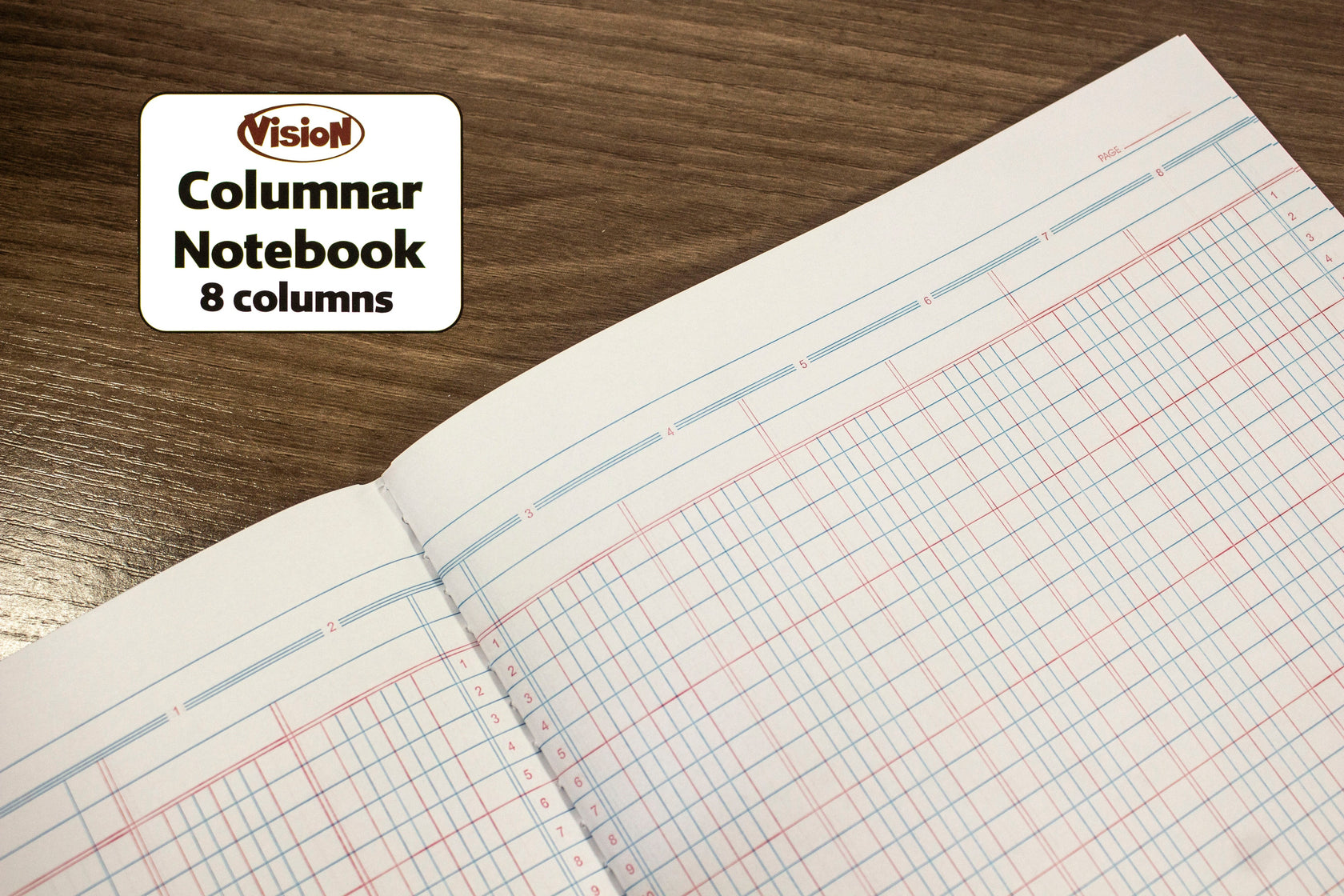 Vision Columnar Notebook | 10pcs – Paper Cart