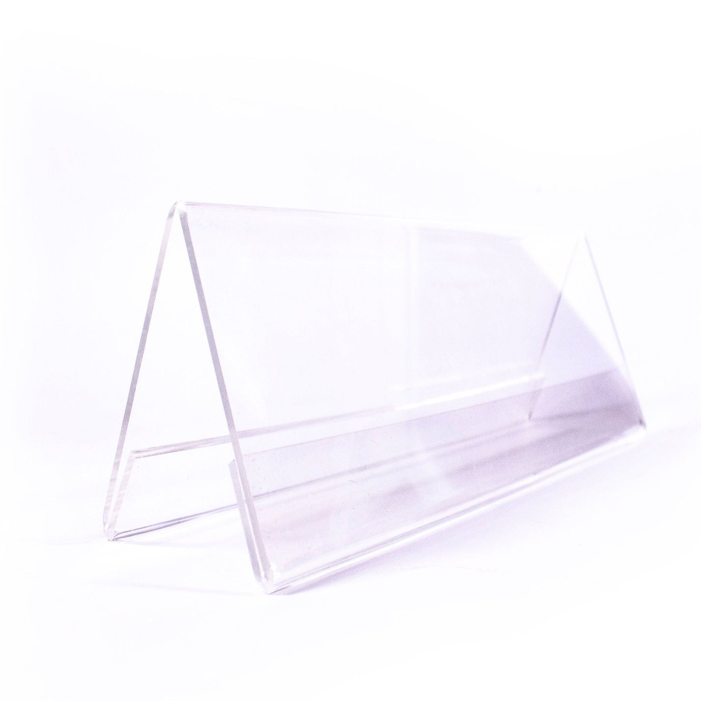 Acrylic Nameplate Stand | 10pcs – Paper Cart