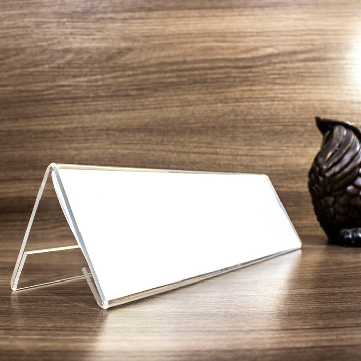 Acrylic Nameplate Stand | 10pcs – Paper Cart