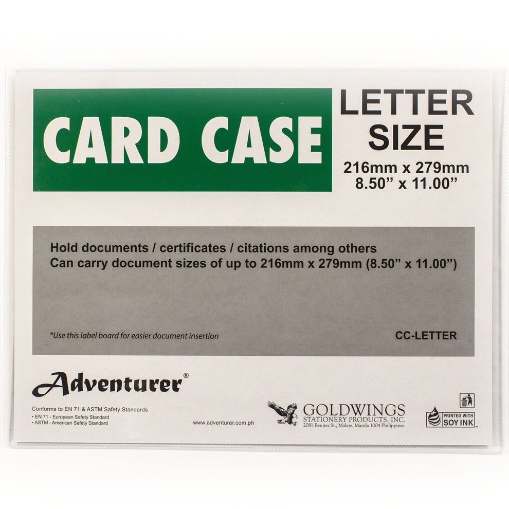 Adventurer Card Case Plastic – Paper Cart