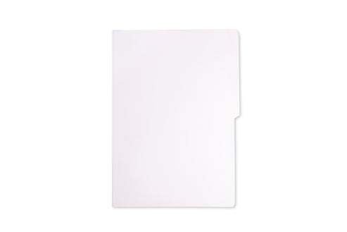 White Folder Long (500pcs) – Paper Cart